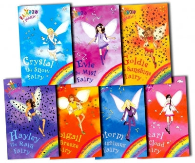 Rainbow Magic Series 2 The Weather Fairies Collection 7 Books Box Set ...